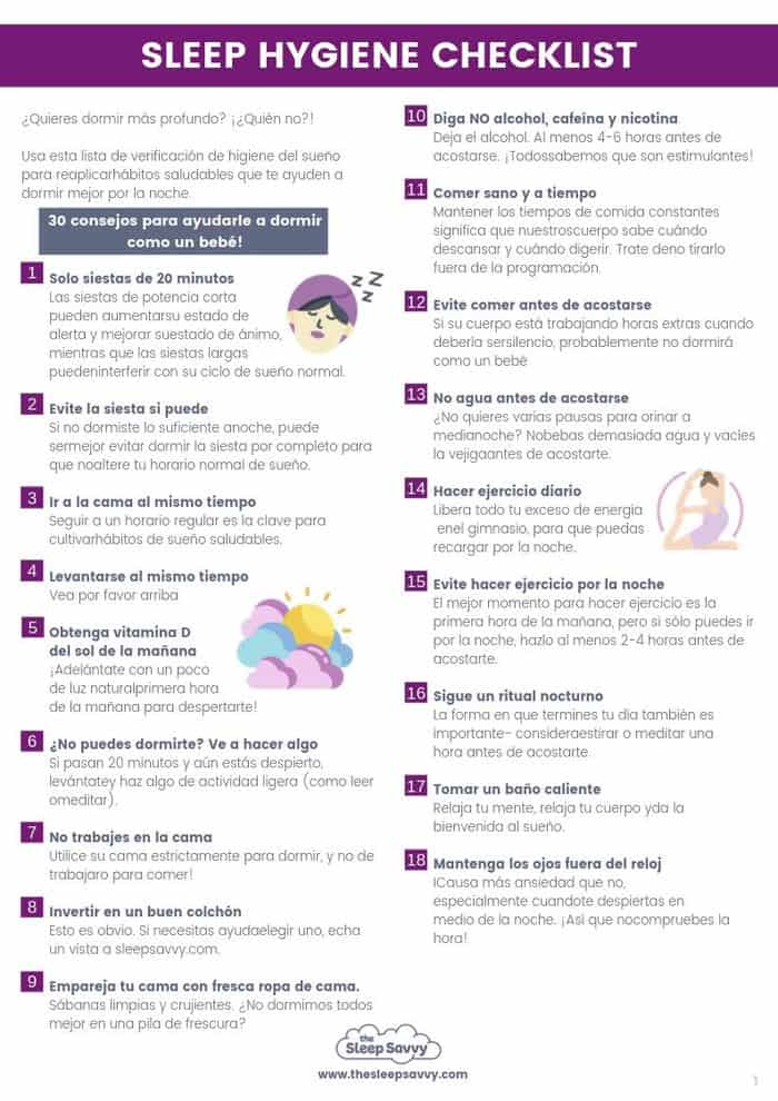 30 Tips to Better ZZZs: FREE Sleep Hygiene PDF Handout Here!